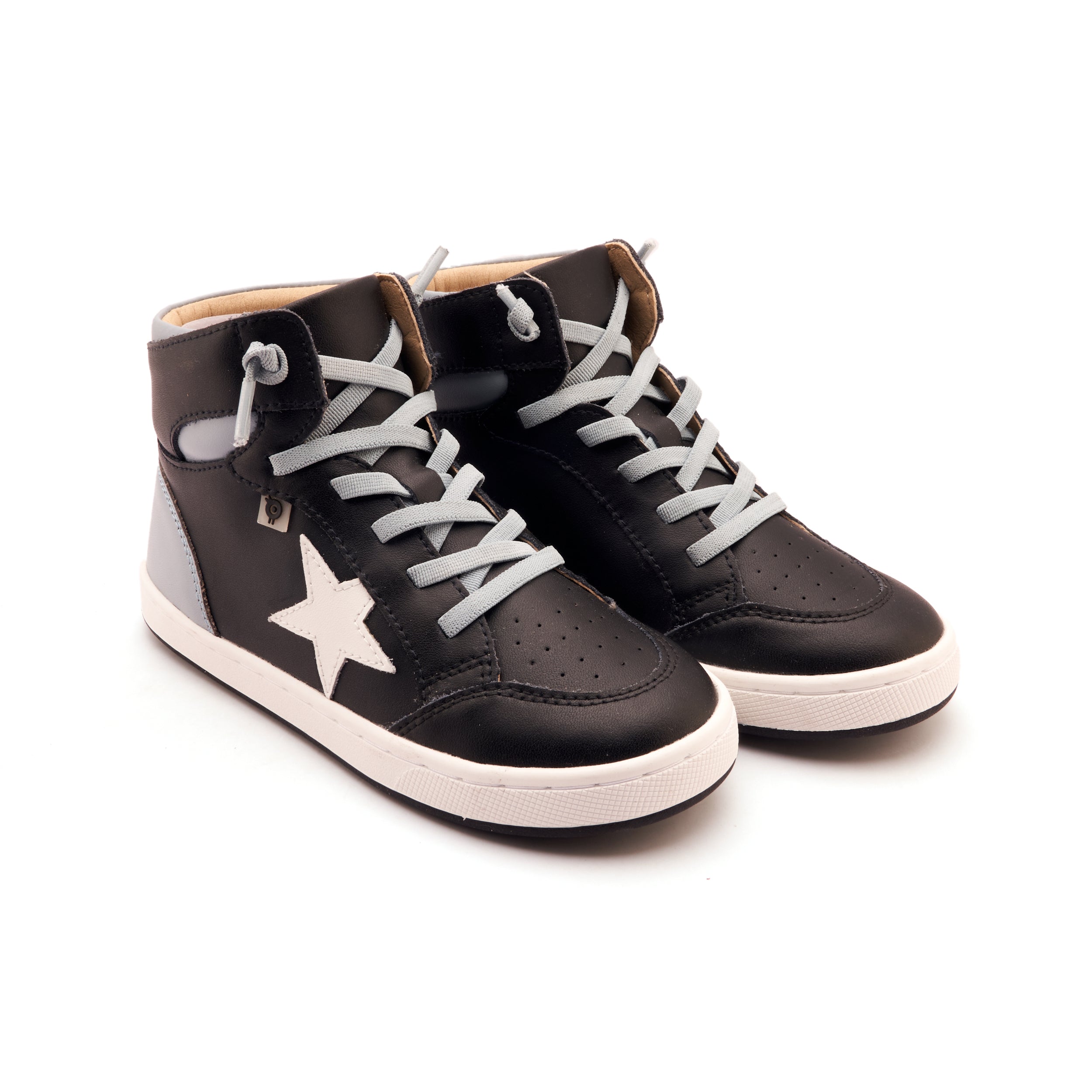 Old Soles Boy's and Girl's Starling Casual Shoes - Black / Snow / Dust ...