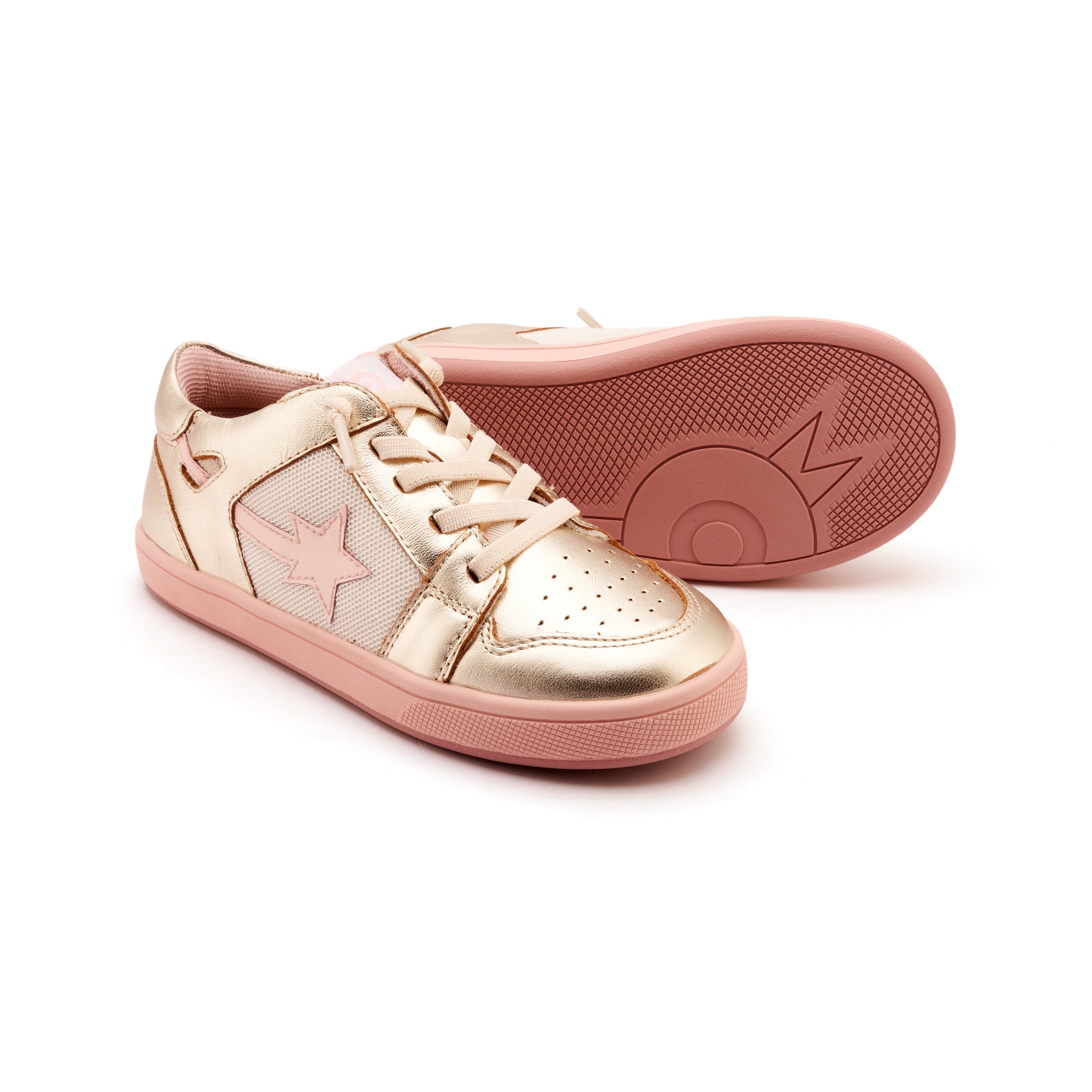 Old Soles Girl's Star Runner Casual Shoes - Gold / Nacardo Dalia / Kis ...
