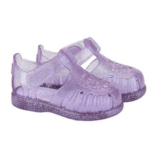 Igor Girl's Tobby Gloss Glitter Sandals - Malva – Just Shoes for Kids