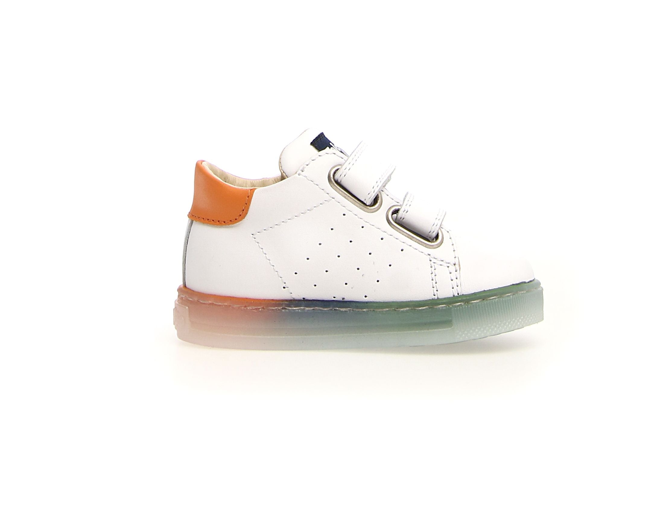 Falcotto Venus VL Boy's and Girl's Sneakers - White/Orange – Just Shoes ...