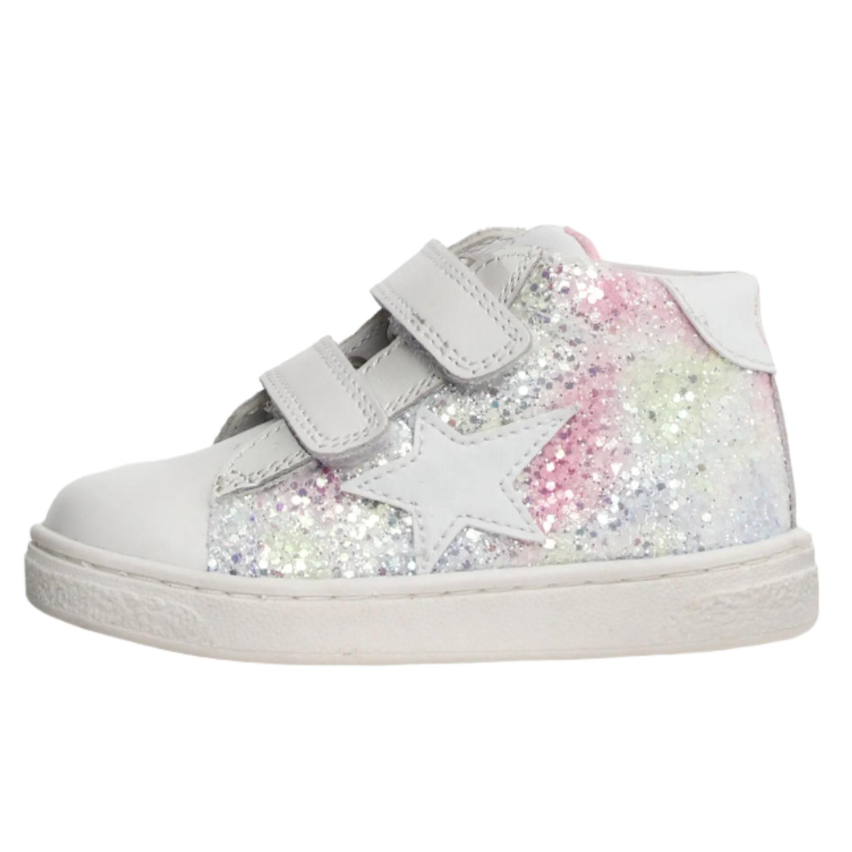 Naturino Pinn High Vl Girl's Casual Shoes - White/Multi – Just Shoes ...