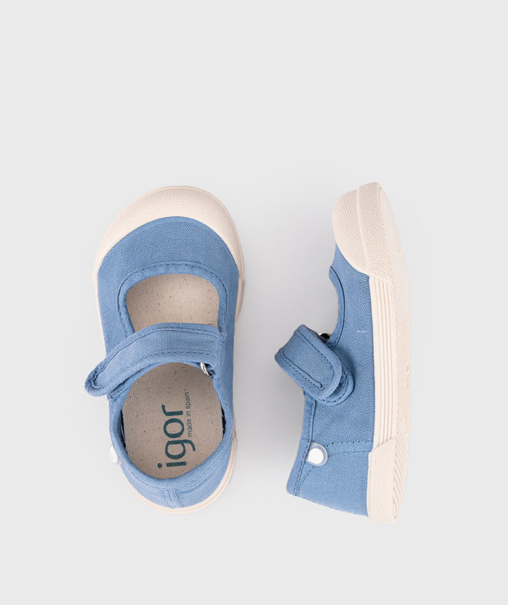 Igor Girl's Lona Mercedes Shoes - Denim – Just Shoes for Kids