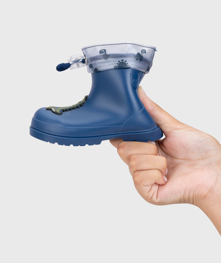Igor Boy's and Girl's Mendi Dino Rain Boots - Jeans – Just Shoes for Kids