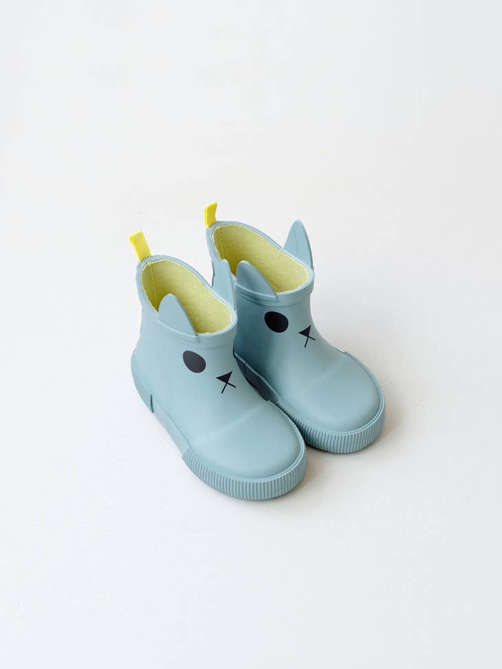 Boxbo Girl's Kerran Rain Boot, Platinum – Just Shoes for Kids