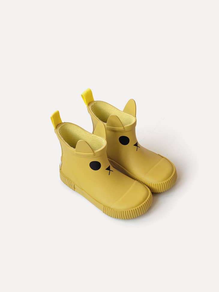 Boxbo Girl's Kerran Rain Boot, Mustard – Just Shoes for Kids