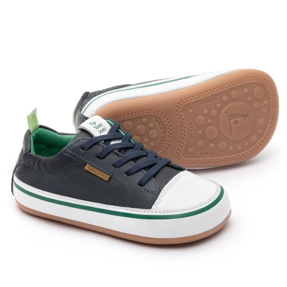 Tip Toey Joey Boy's and Girl's Funky Sneakers, Navy/White – Just Shoes ...