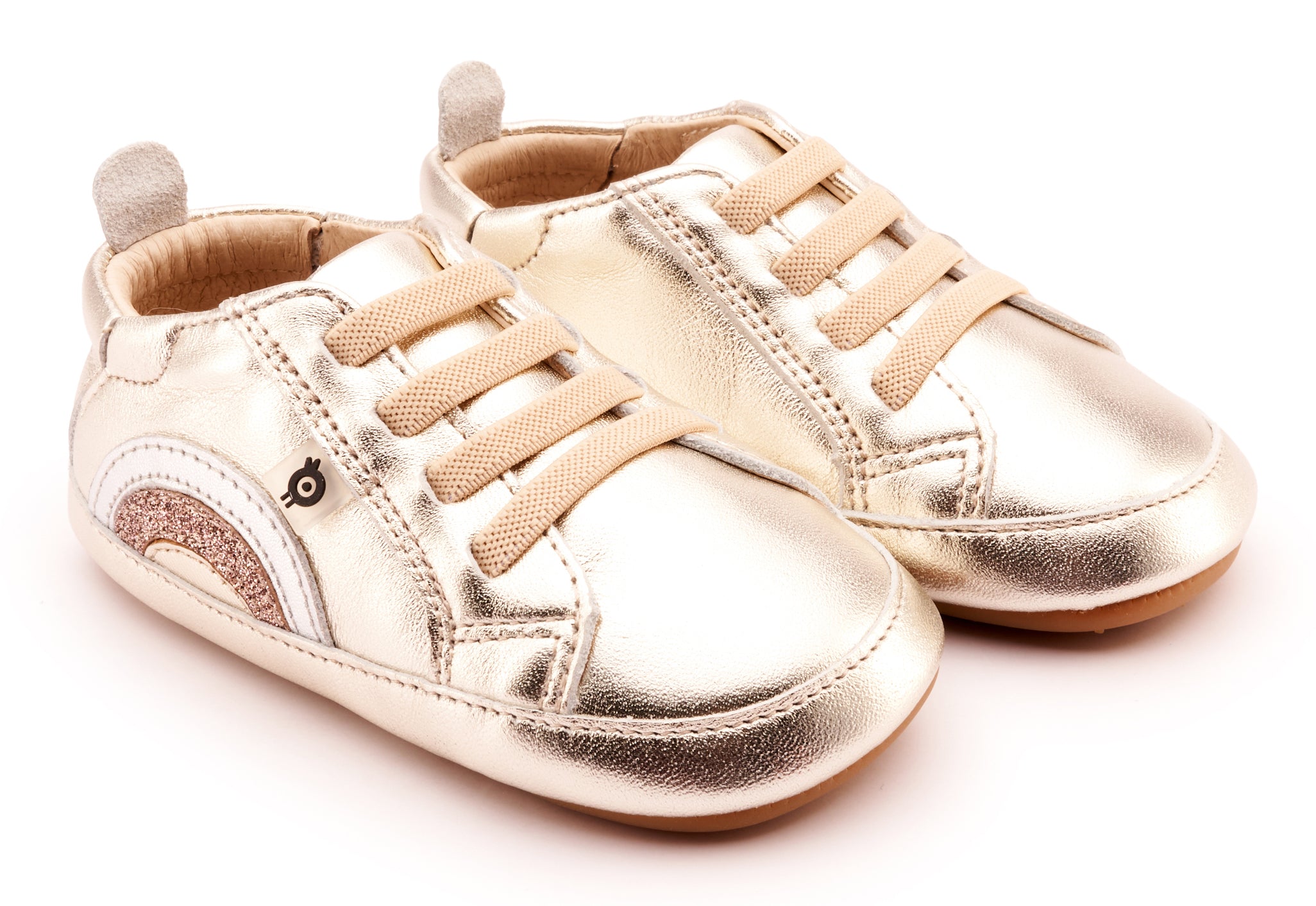 Old Soles Girl's 0071RT Rainbow Bub Casual Shoes - Titanium / Silver ...