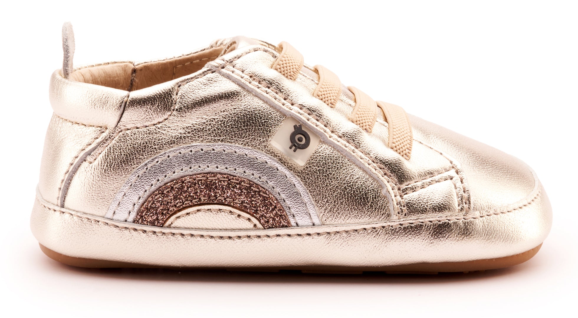 Old Soles Girl's 0071RT Rainbow Bub Casual Shoes - Titanium / Silver ...