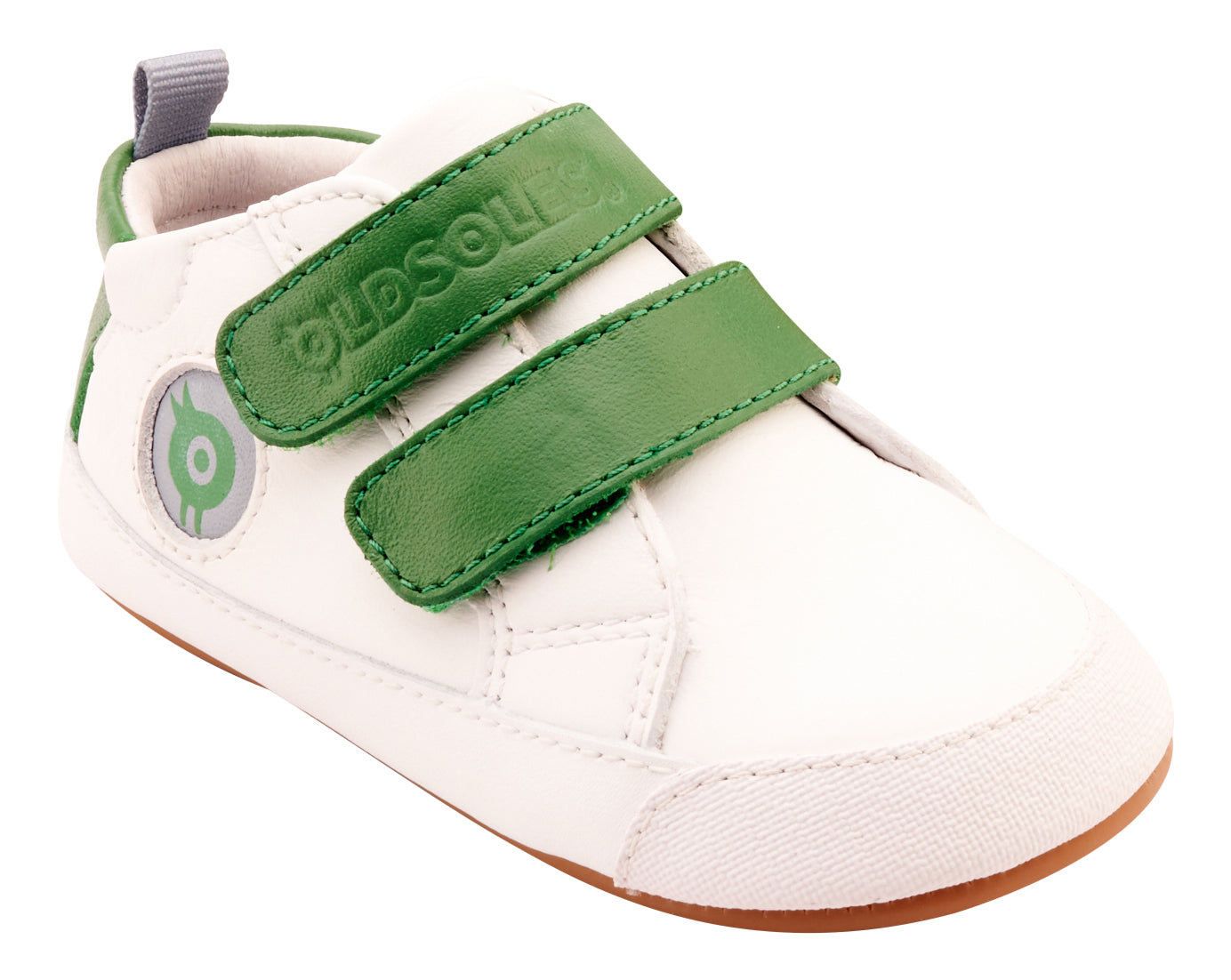 Old Soles Boy's & Girl's 0079RT Badge Bub Casual Shoes - Snow / Green ...