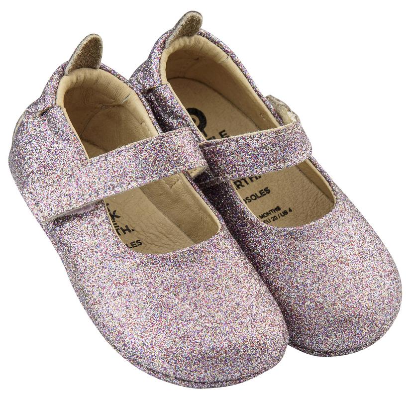 Old Soles Girl's Gabrielle Violet Glam Mary Jane Flats – Just Shoes for ...