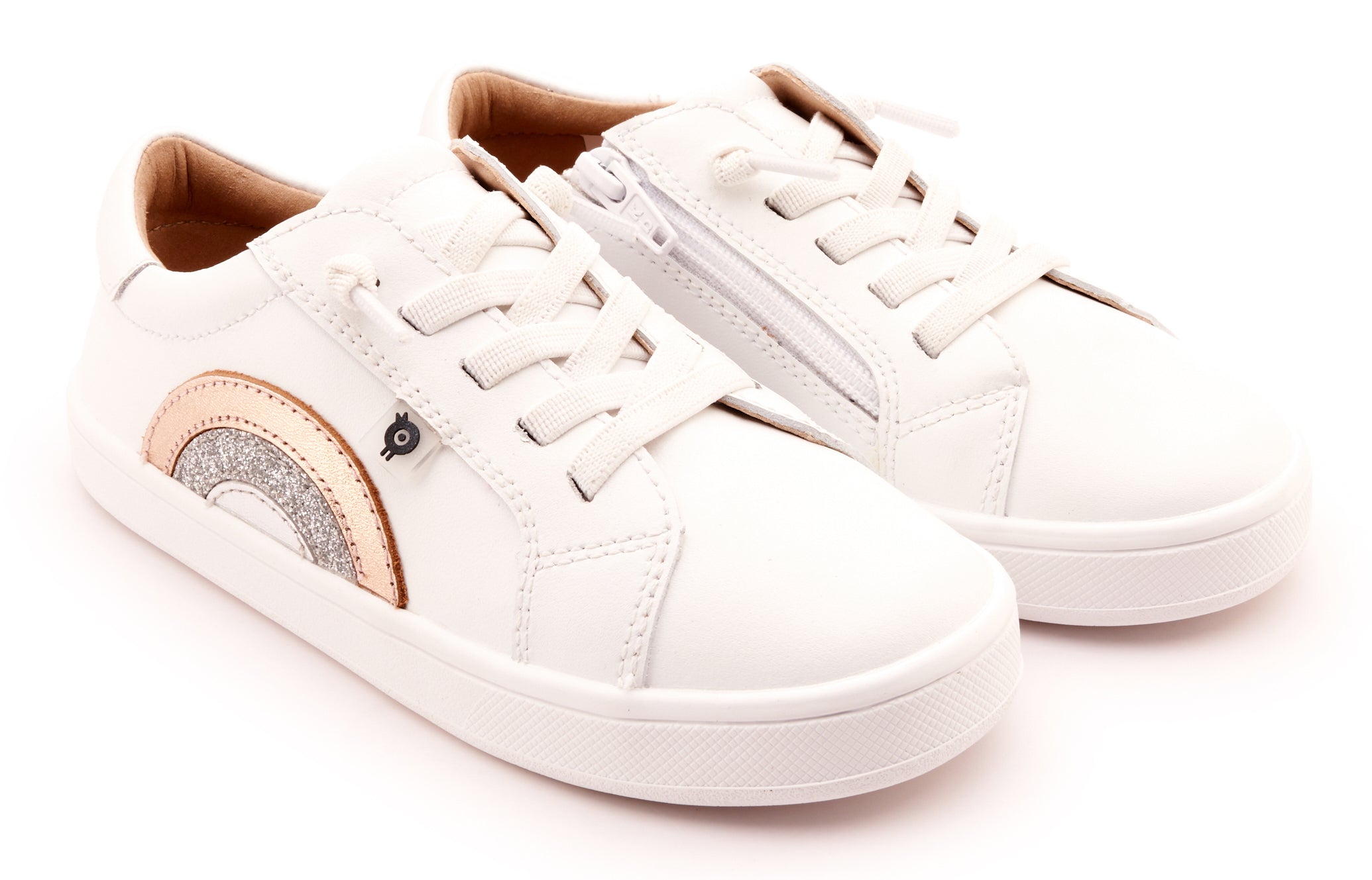 Old Soles Girl's 1010 Girl's Rainbow Jumpa Casual Shoes - Snow / Coppe ...