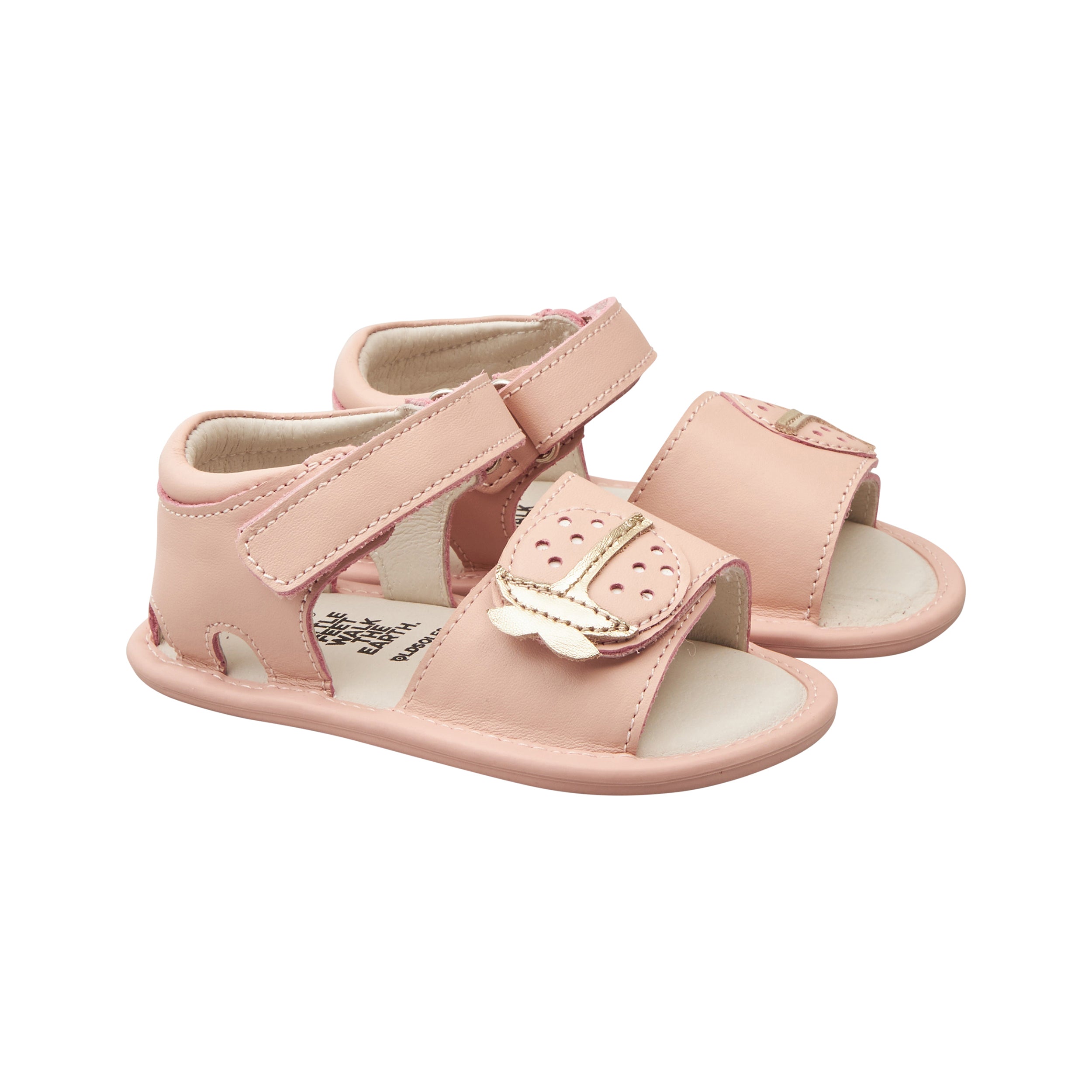 Old Soles Girl's 3012 Bambini Lady Bug Shoes - Powder Pink/Snow/Gold ...