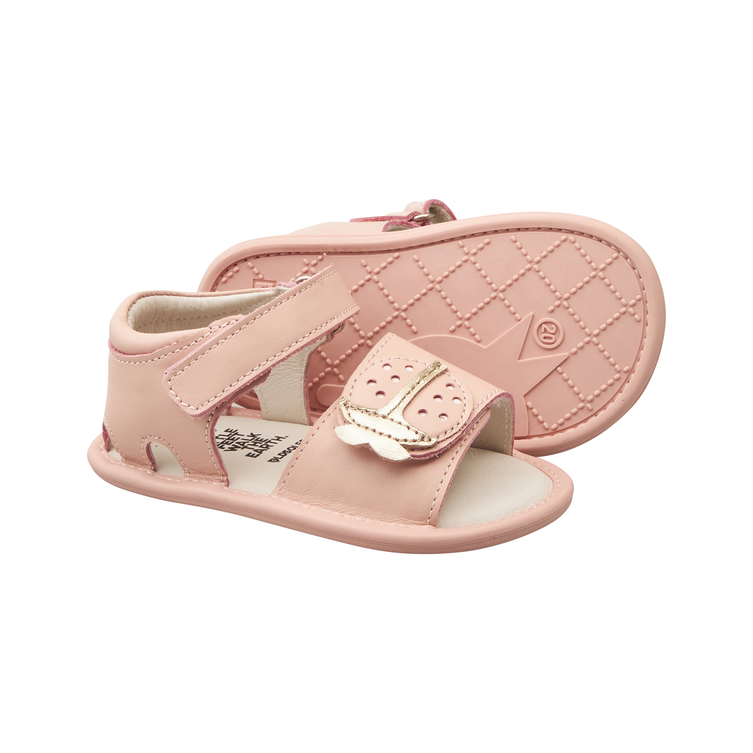 Old Soles Girl's 3012 Bambini Lady Bug Shoes - Powder Pink/Snow/Gold ...