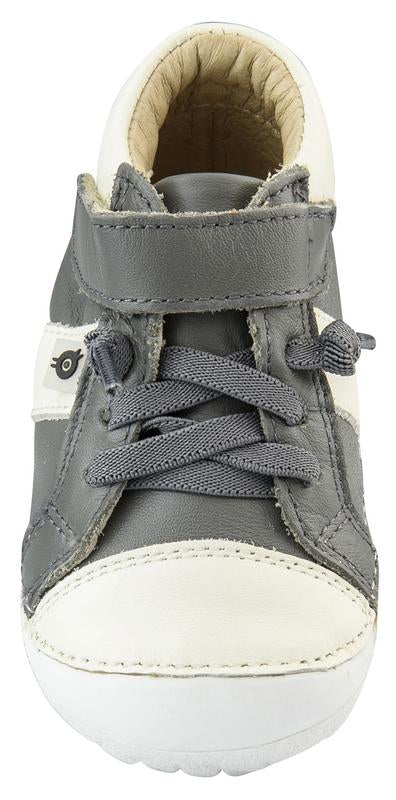 Old Soles Boy's Pave Earth Sneakers, Grey/White – Just Shoes for Kids
