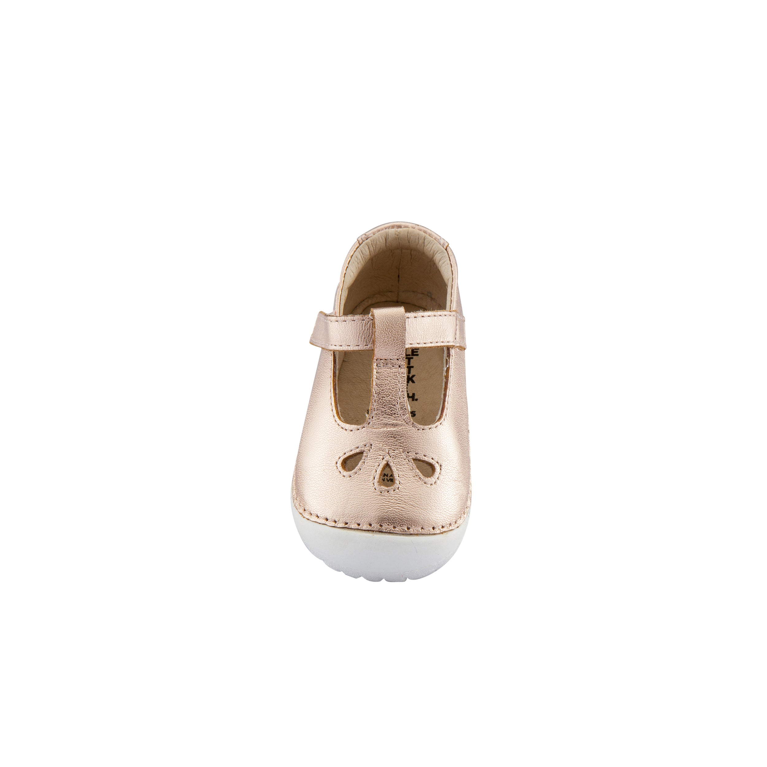 Old Soles Girl's Classic Pave T-Strap Shoes, Copper – Just Shoes for Kids