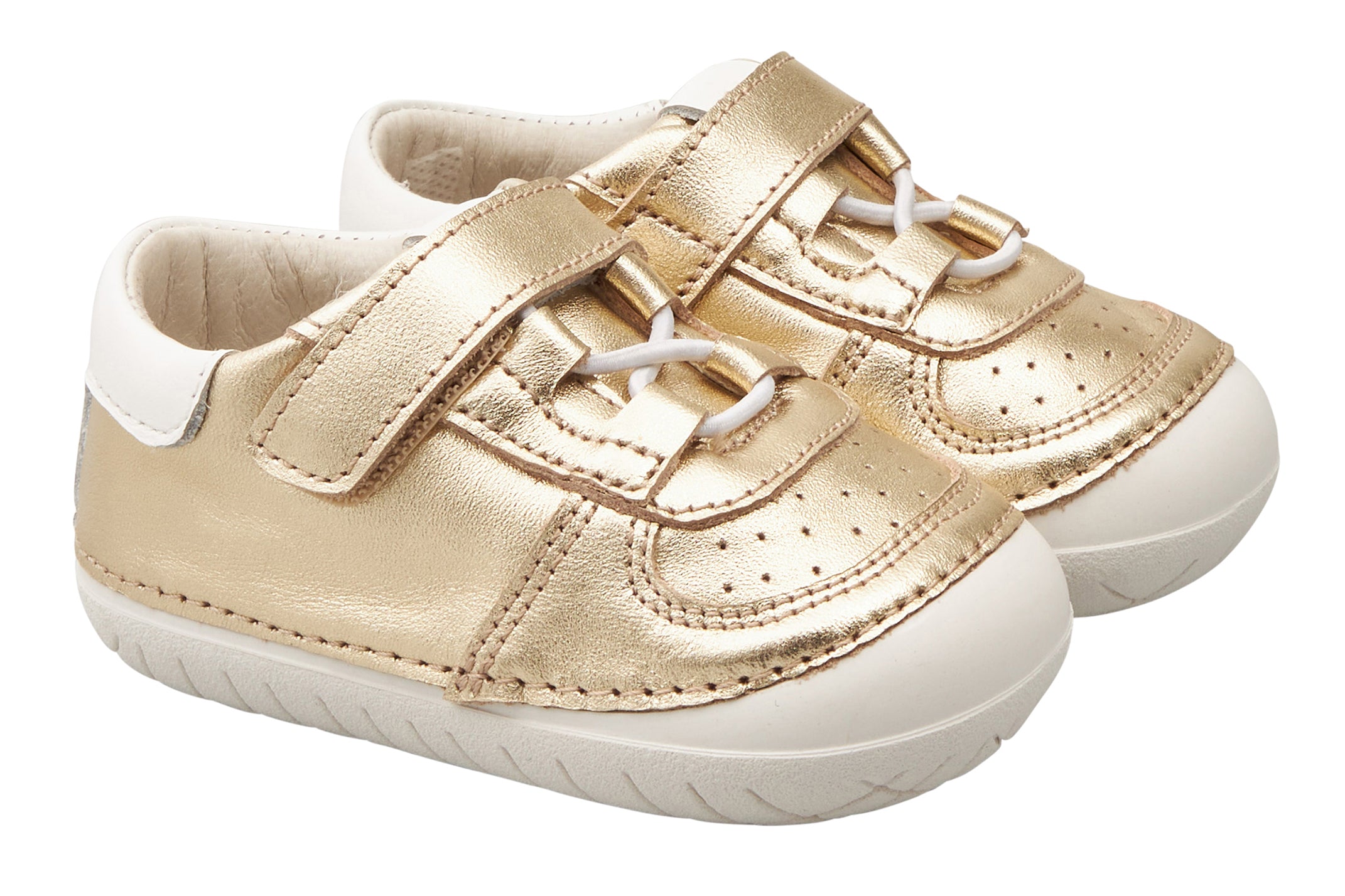 Old Soles Girl's and Boy's 4090 Rebel Pave Shoes - Gold/White – Just ...