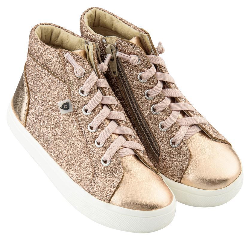Old Soles Girl's Ring Sneaker Shoe, Glam Copper/Copper – Just Shoes for ...