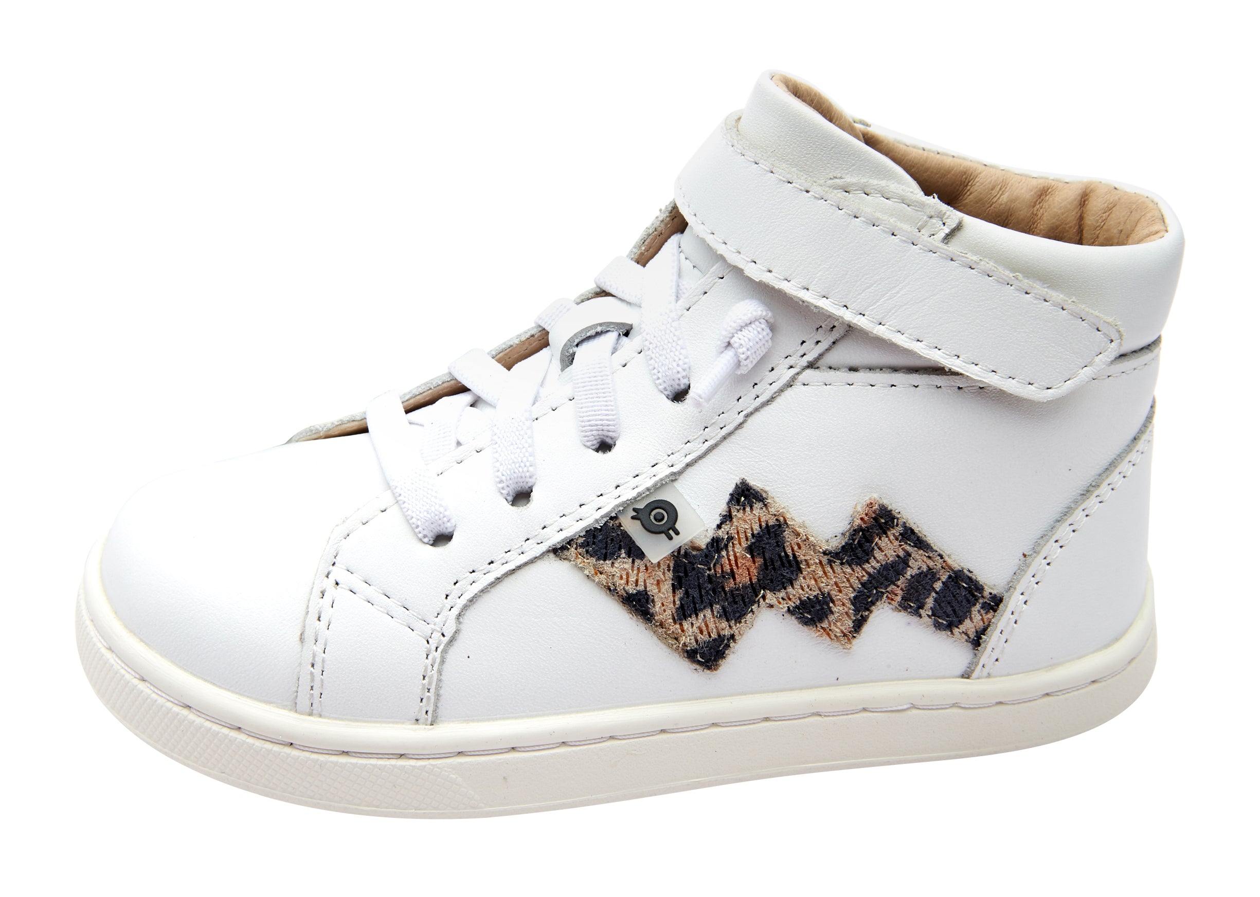 Old Soles Boy's and Girl's 6137 Bolted Hightop Sneakers - Snow/Kitten ...