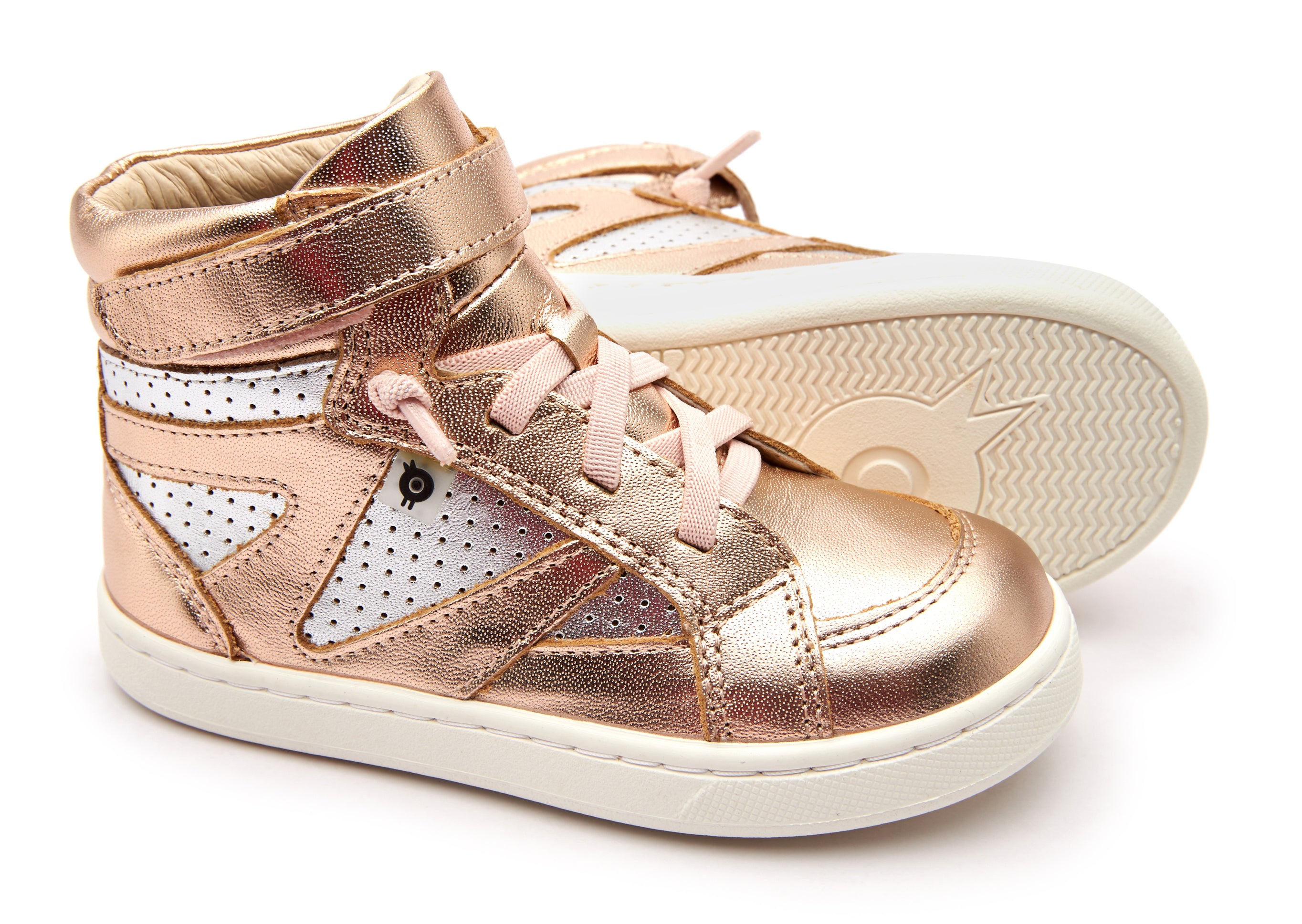 Old Soles Boy's and Girl's 6148 The Squad Sneakers - Copper/Silver ...
