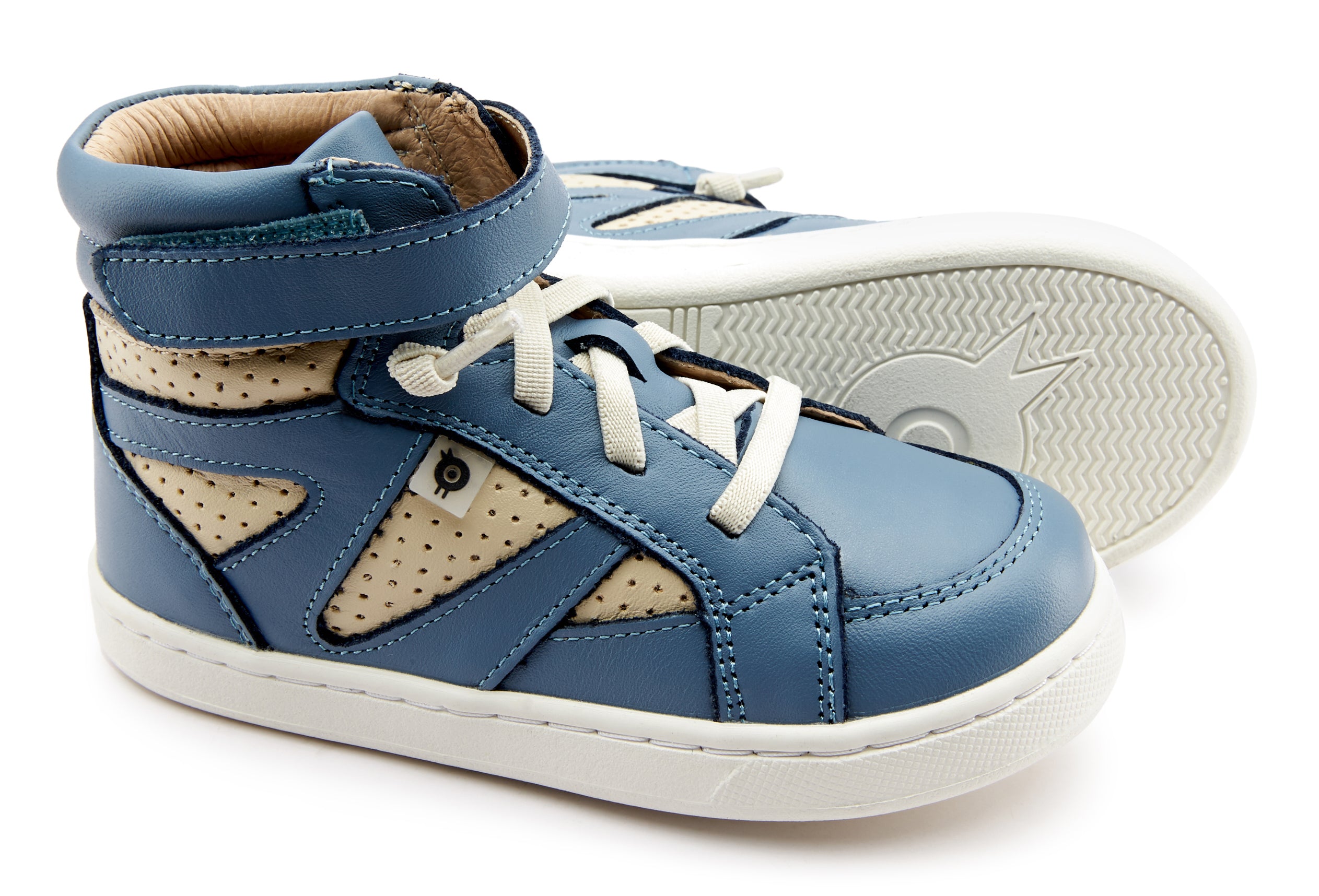 Old Soles Boy's and Girl's 6148 The Squad Sneakers - Indigo/Cream ...