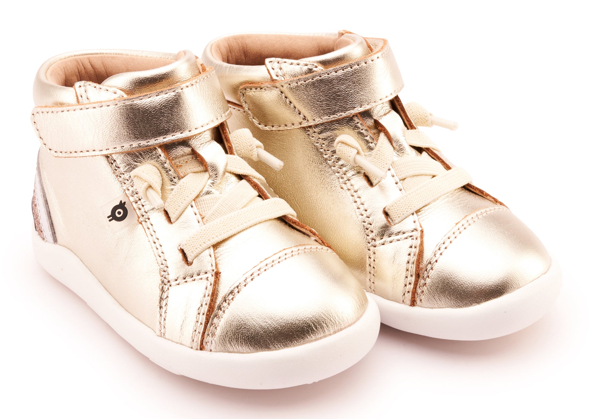 Old Soles Girl's 8042 Rainbow Ground Casual Shoes - Titanium / Silver ...