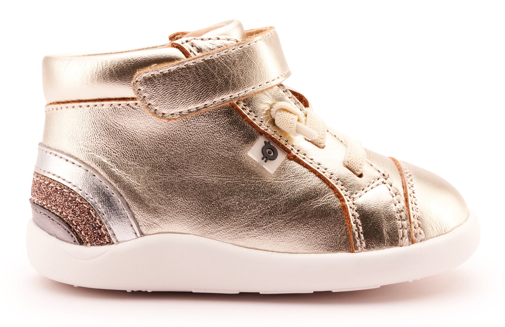 Old Soles Girl's 8042 Rainbow Ground Casual Shoes - Titanium / Silver ...