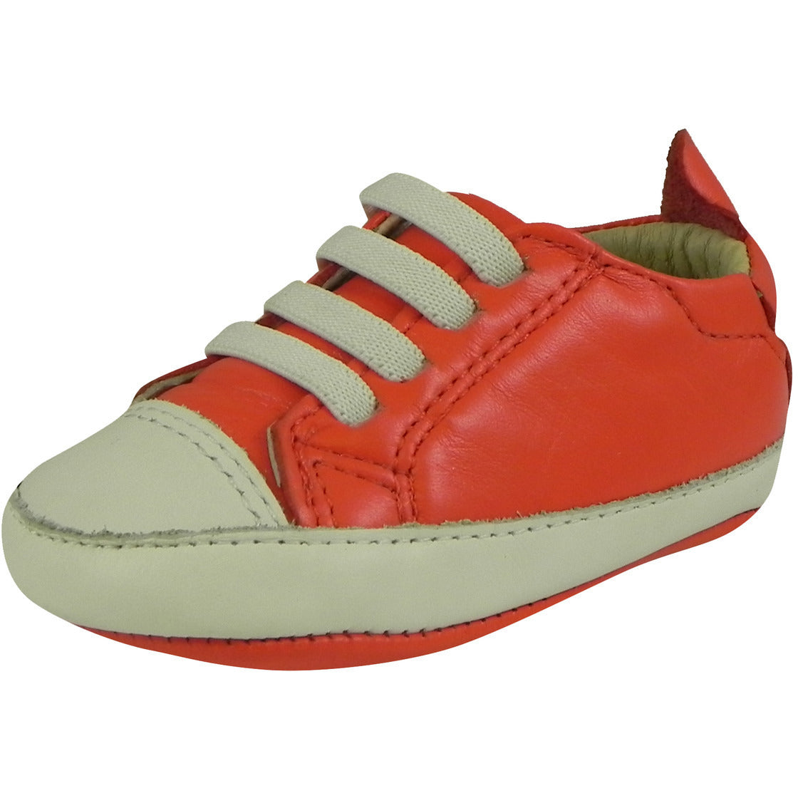 Old Soles Boy's & Girl's 030 Red & White Eazy Tread Sneaker Shoe – Just ...
