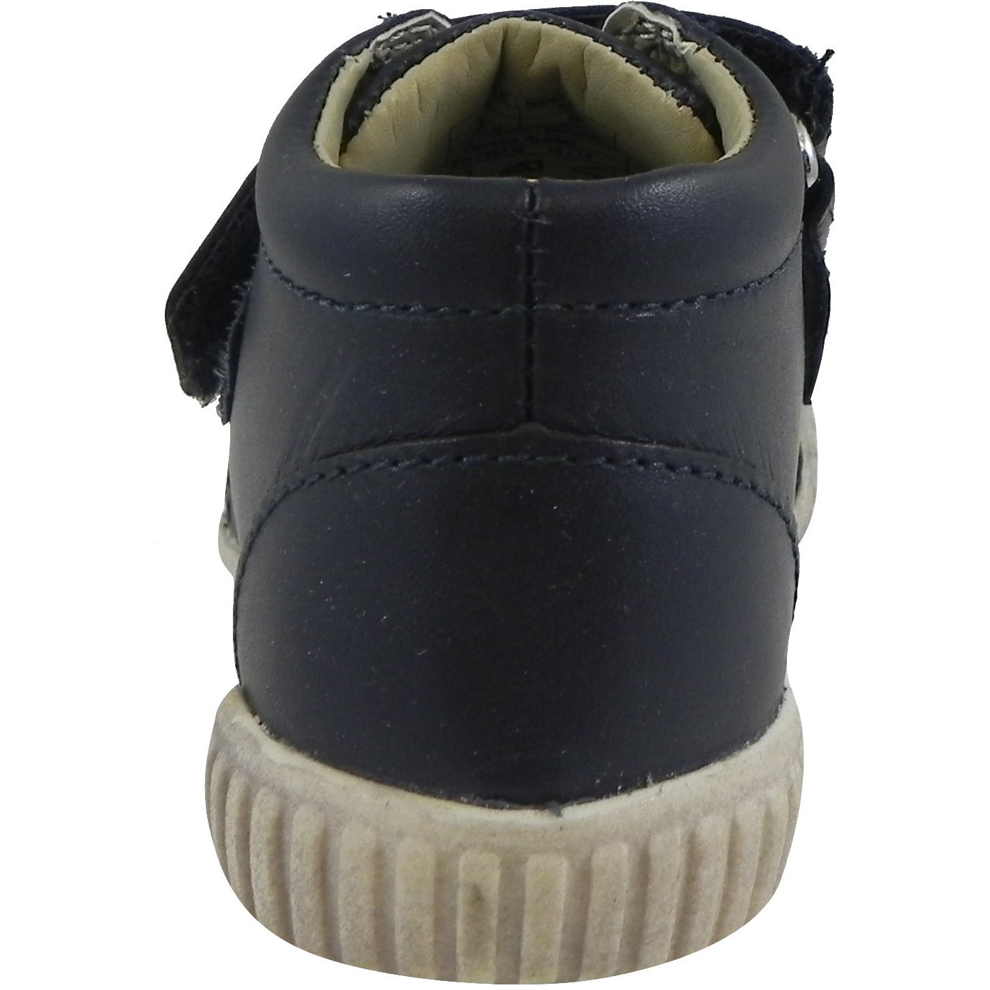 Umi Boy's & Girl's Bodi Leather Oversized Hook and Loop High Top Sneak ...