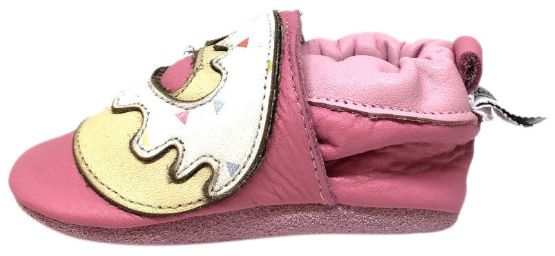 Shooshoos Baby Girl's All About Sprinkles Soft Leather Slip On Elastic ...