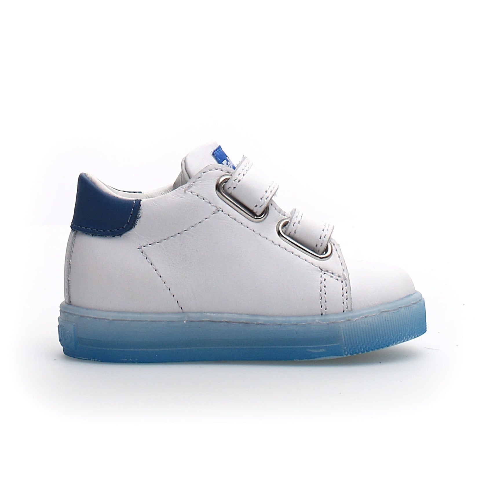 Falcotto Boy's and Girl's Sasha Vl Calf Fashion Sneakers - White/Azure ...
