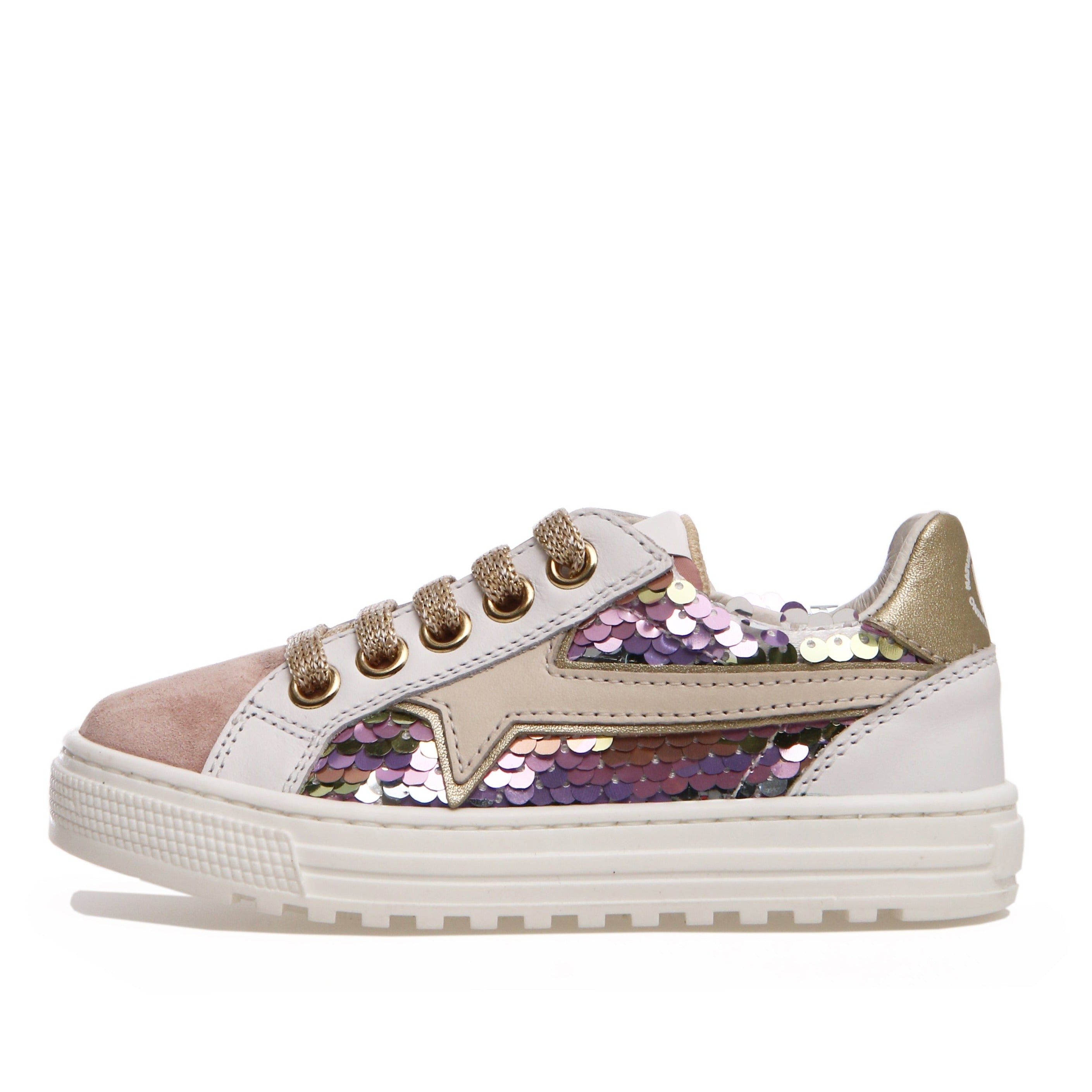 Naturino Girl's Blitz Zip Sneakers - Cipria/Multi – Just Shoes for Kids