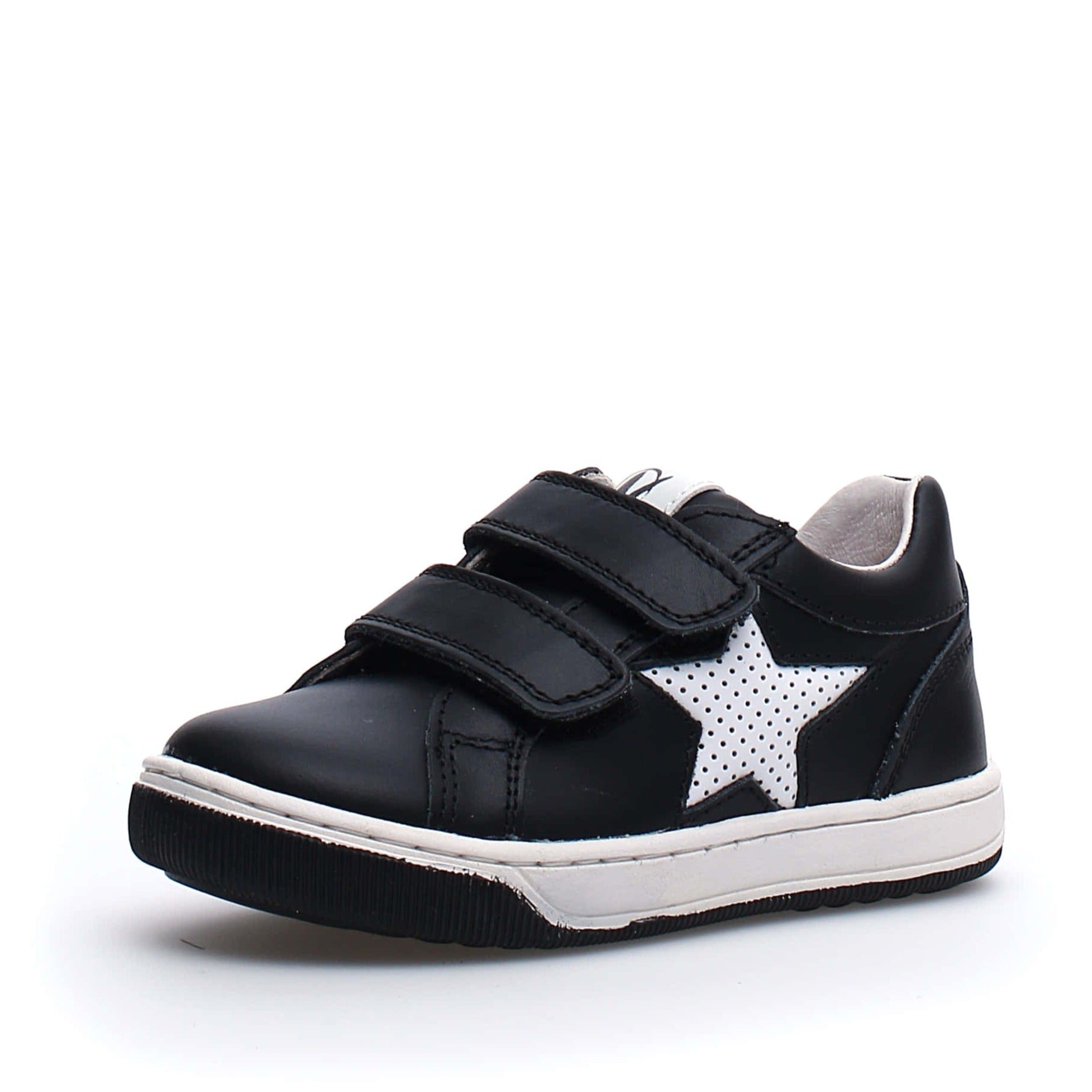 Naturino Boy's and Girl's Minds Sneakers - Black/White – Just Shoes for ...