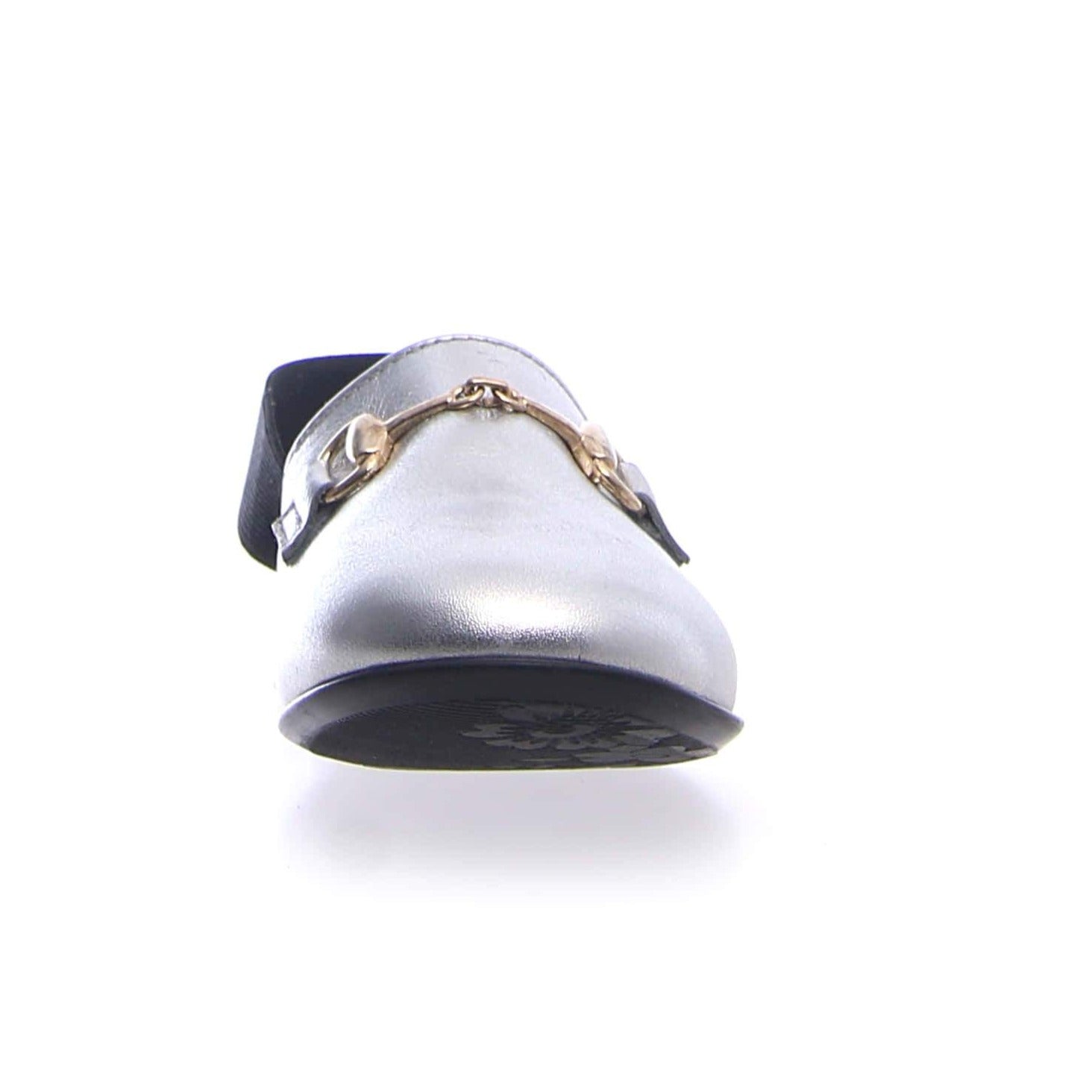 Naturino Girl's Vieste Sling Back Mule Shoe, Silver – Just Shoes for Kids