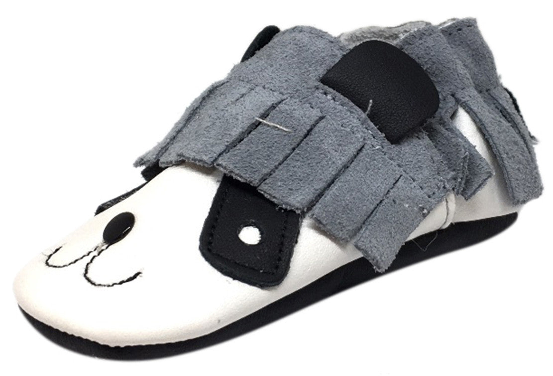 ShooShoos Boy's & Girl's Soft Leather Suede Fringe Slip On Elastic Fun ...