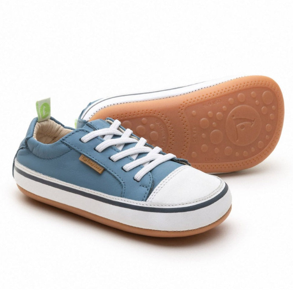 Tip Toey Joey Boy's and Girl's Funky Sneakers, Denim/White – Just Shoes ...