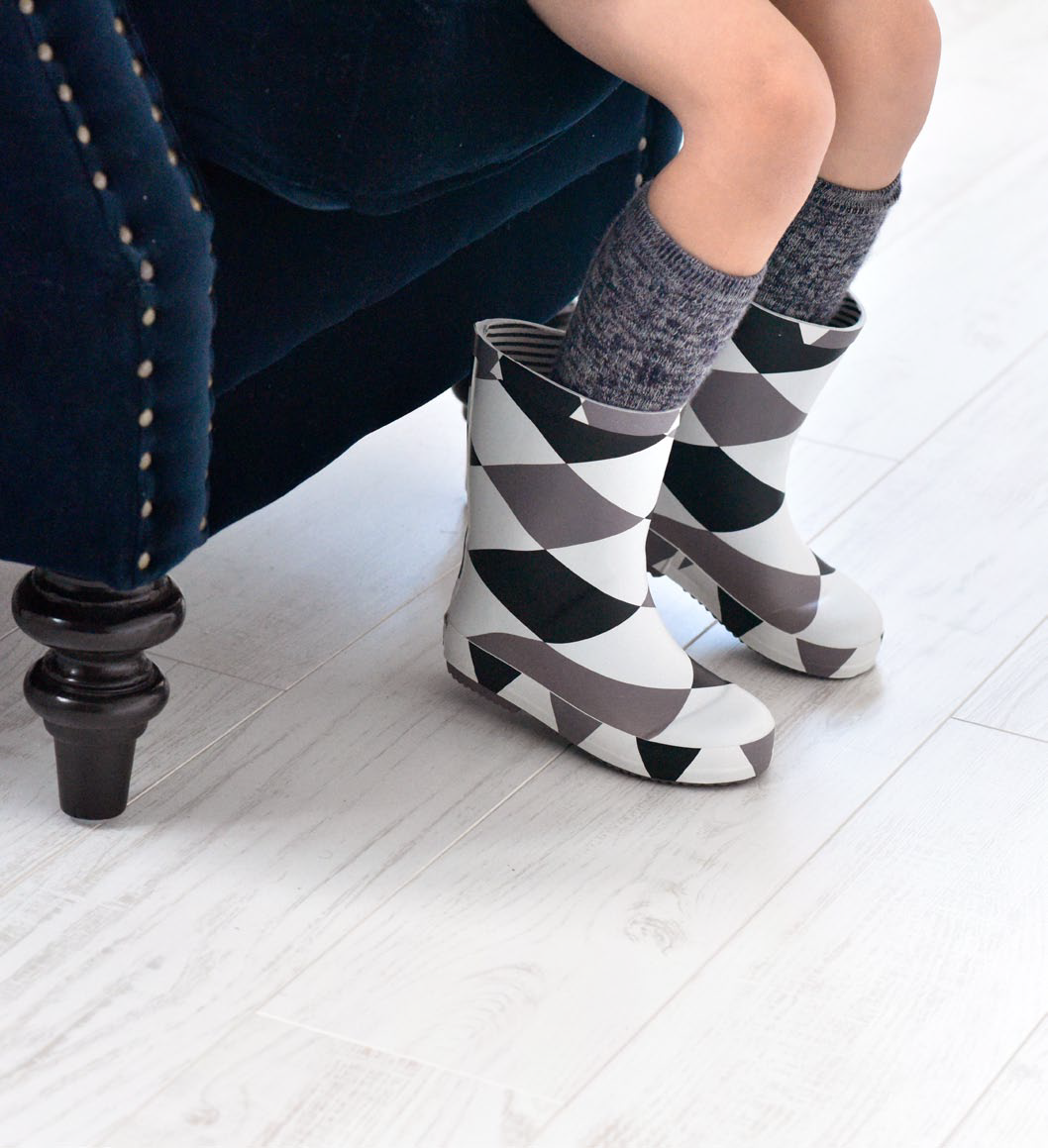 Boxbo Damier Girl's and Boy's Rain Boot – Just Shoes for Kids